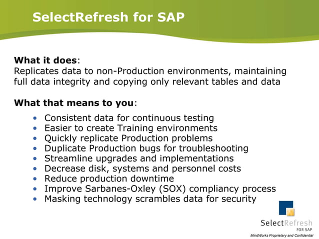 Select Refresh For SAP PPT Show | PPSX | Computer Software and Applications | Computing