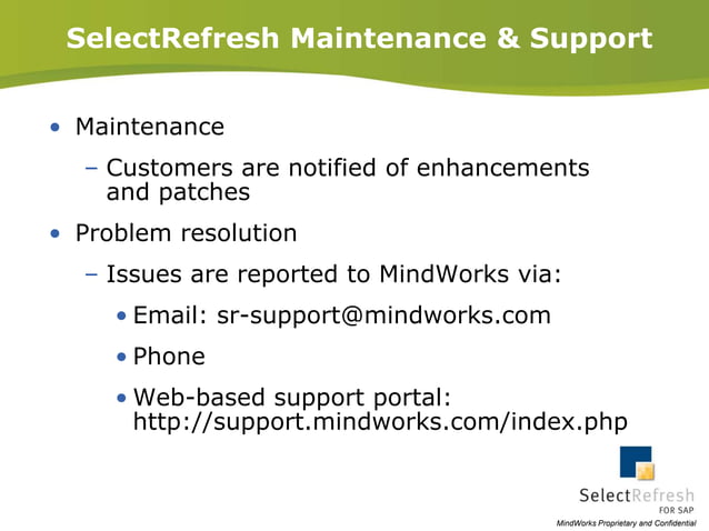 Select Refresh For SAP PPT Show | PPSX | Computer Software and Applications | Computing