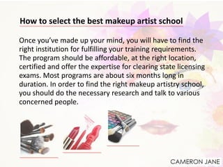 Select Best Makeup Courses | PDF | Makeup and Accessories | Beauty