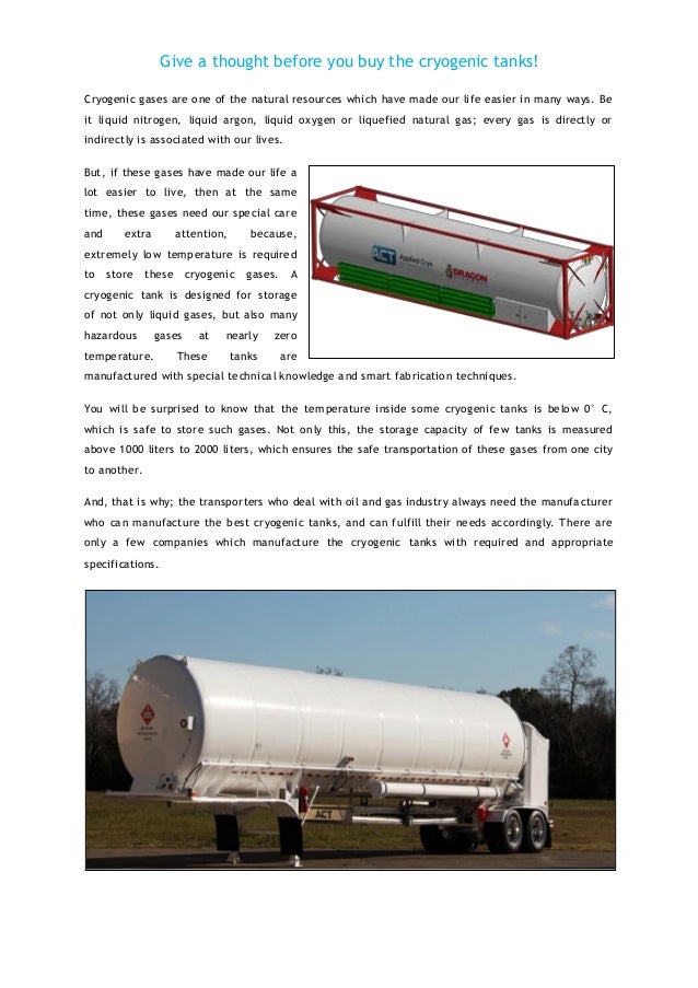 Select the Right LNG Storage Tank Design In Your Industry