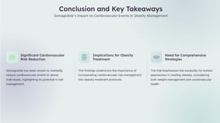 SELECT TRIAL , SEMAGLUTIDE AND CVS OUTCOMES IN OBESITY WITHOUT DIABETES ...