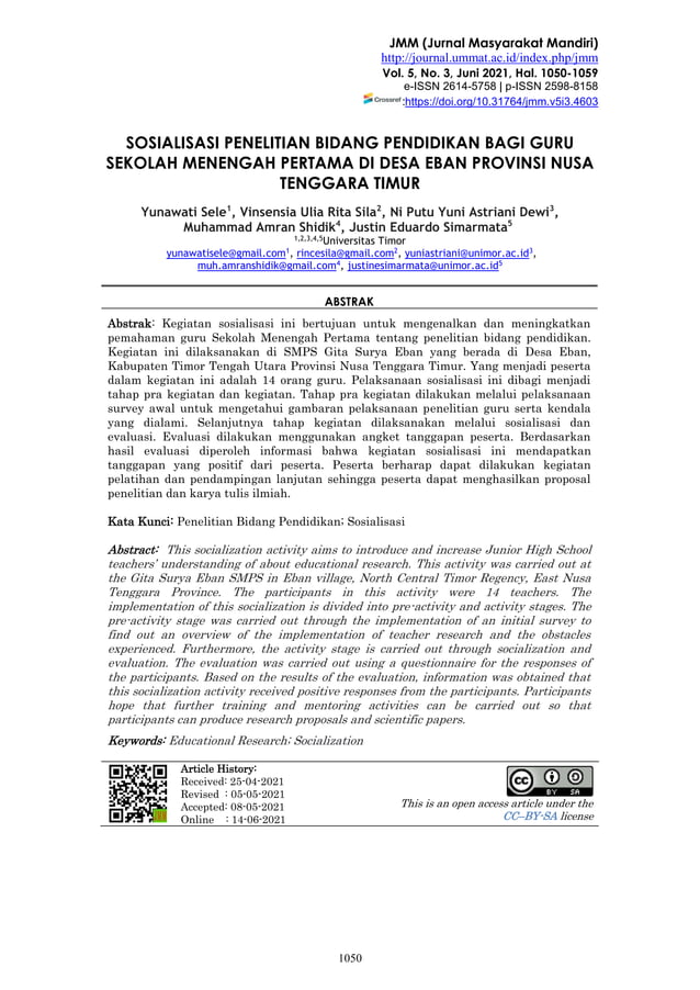 Sele, et al, jurnal pengabdian sinta 3 | PDF