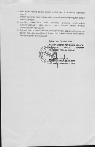 Seleksi terbuka-sekretaris-daerah | PDF
