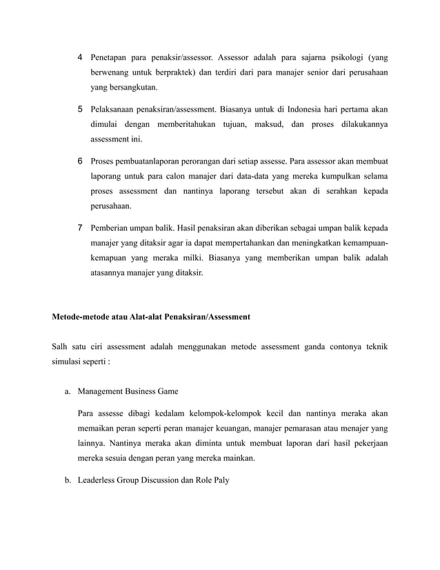 Makalah Seleksi dan penempatan | DOC