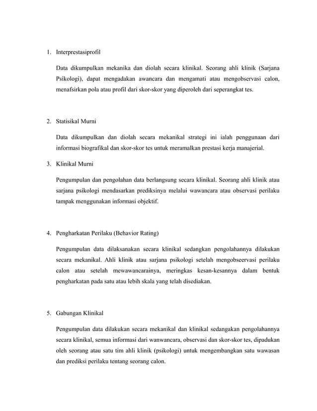 Makalah Seleksi dan penempatan | DOC