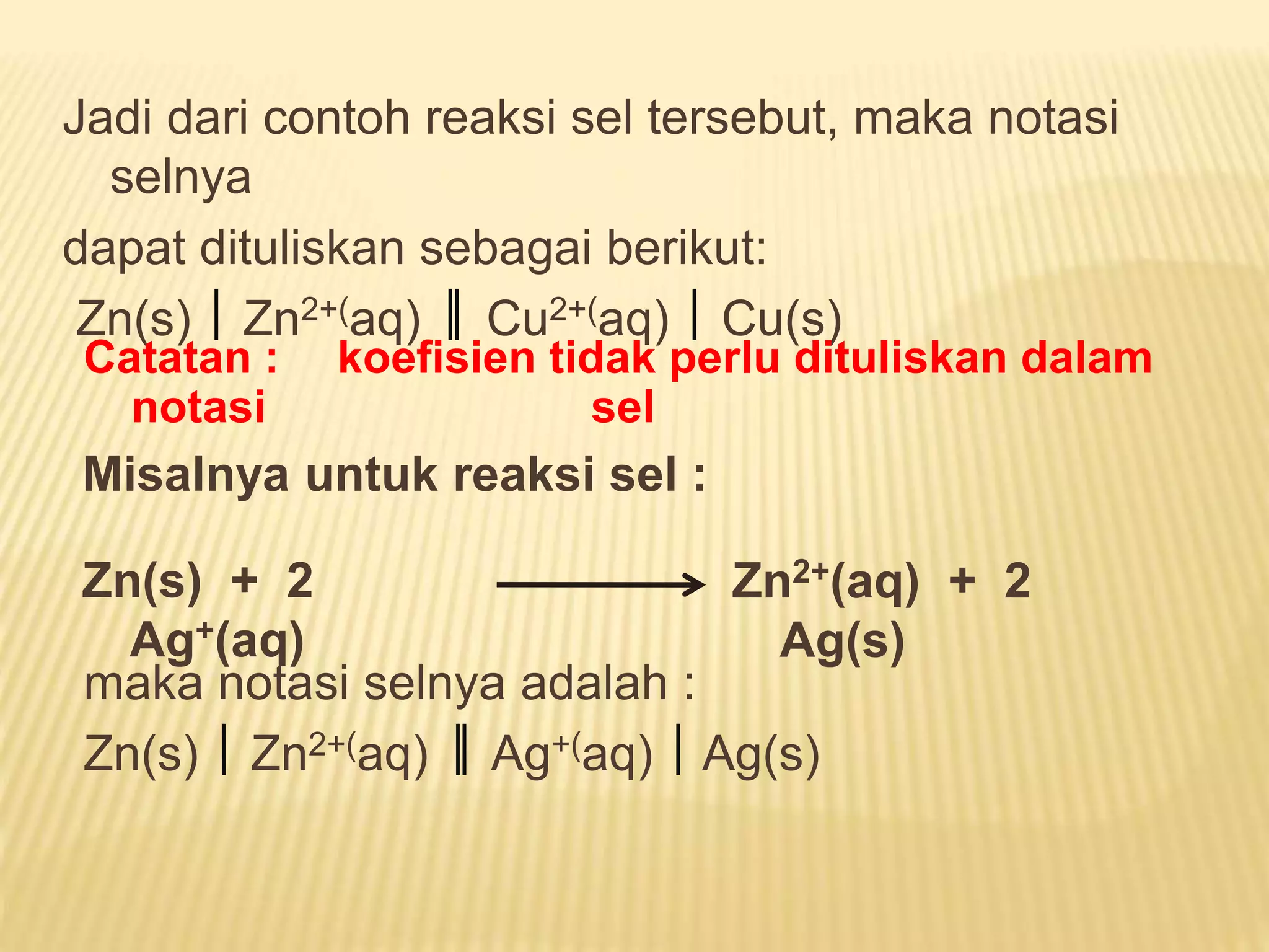 Sel elektrokimia | PPTX