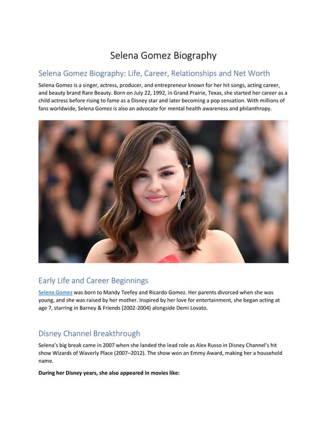 Selena Gomez Biography The Celeb Post.pdf