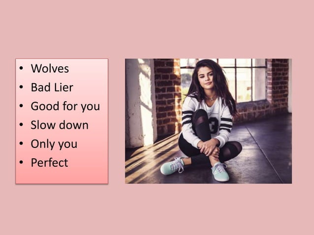Selena gomez st6 | PPT
