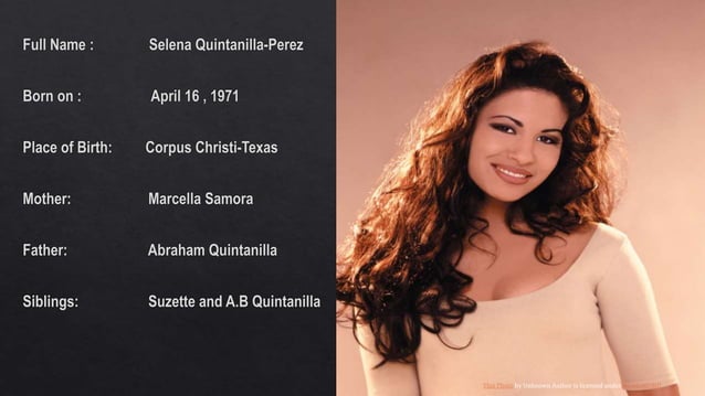 Selena quintanilla project (1) | PPT