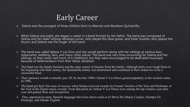 Selena quintanilla project (1) | PPT
