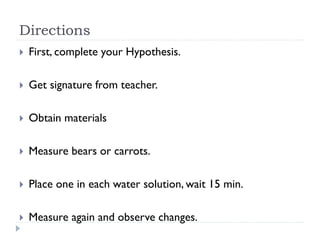 Osmosis and Diffusion Intro | PPT