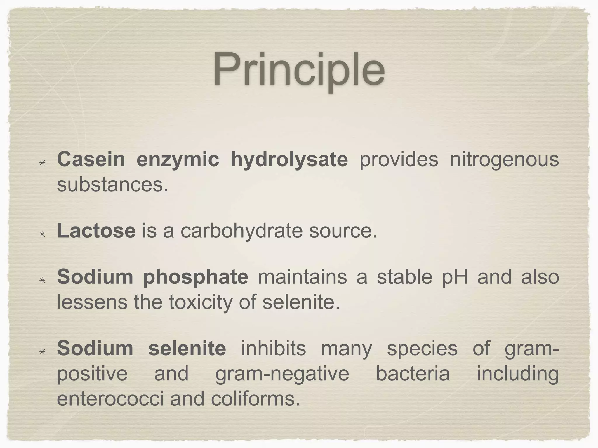 Selenite f broth | PPTX