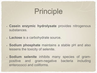 Selenite f broth | PPTX