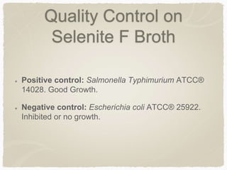 Selenite f broth | PPTX