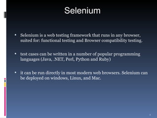 Selenium | PPT
