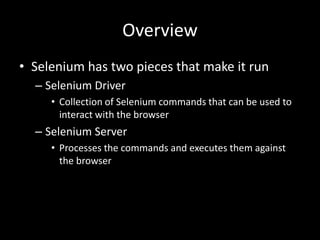 Selenium | PPT