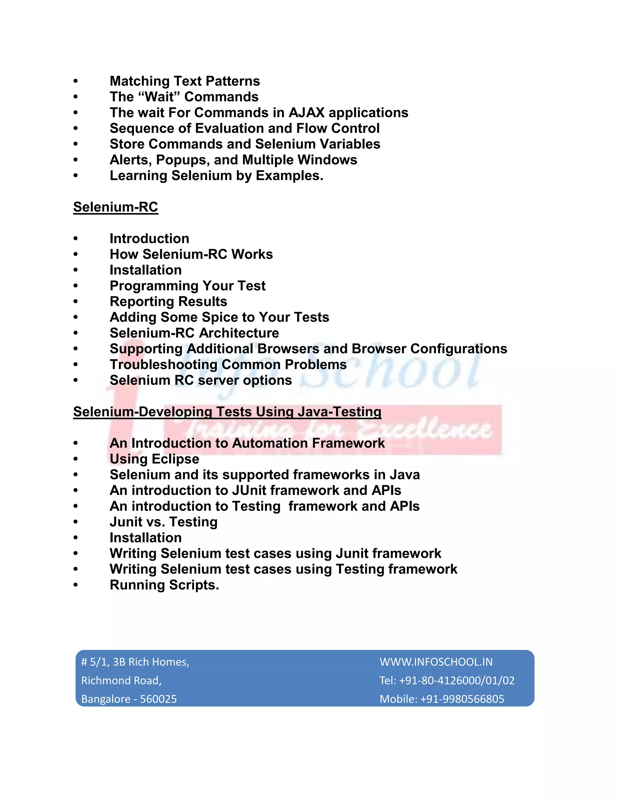 Selenium | PDF | Web Development | Internet