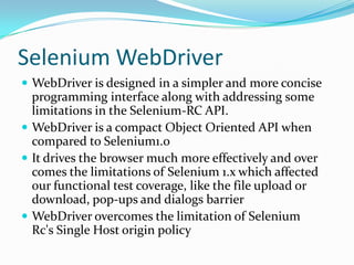 Selenium - BNT 07 | PPT