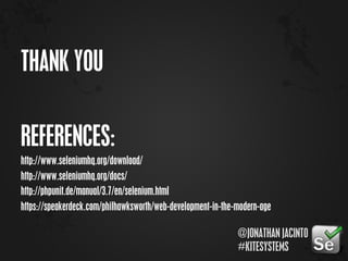 Selenium Testing with Drupal | PPT