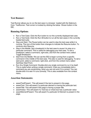 Selenium introduction and some feautures | PDF