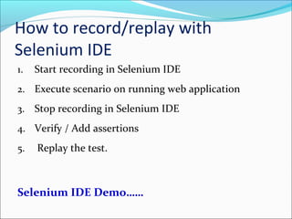 Selenium | PPT