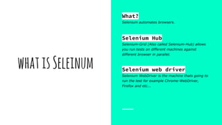 Selenium | PPT