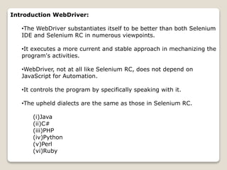 Selenium | PPT