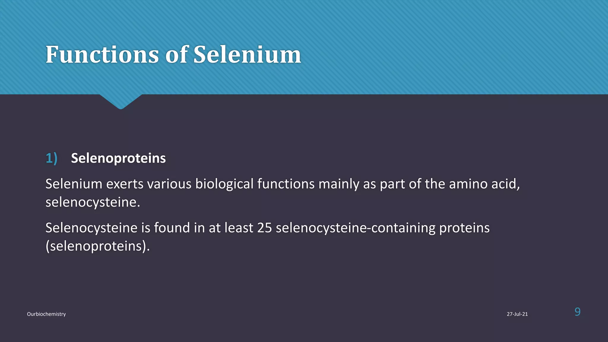 Selenium Chemistry Functions And Clinical Significance Pdf