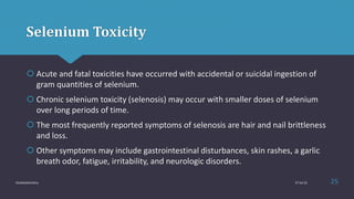 Selenium- chemistry, functions and clinical significance | PDF