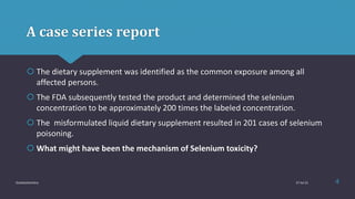 Selenium- chemistry, functions and clinical significance | PDF