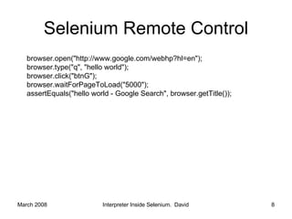 Selenium Interpreter | PPT