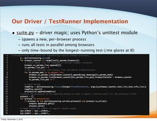 "How Mozilla Uses Selenium" | PPT