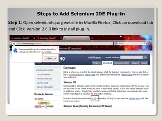 Steps to write Selenium | PPT
