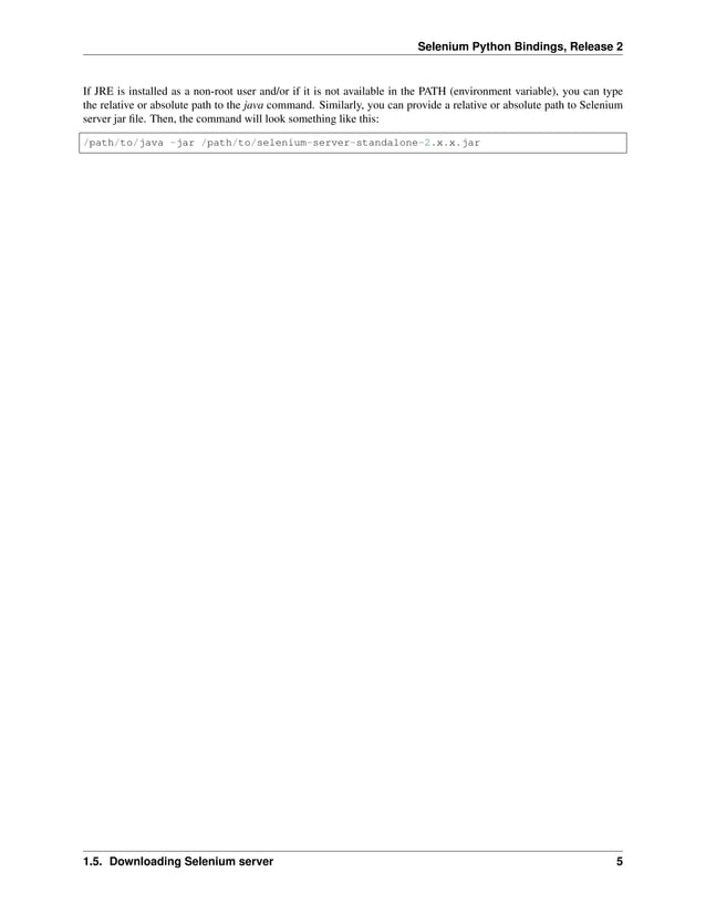 Selenium python | PDF