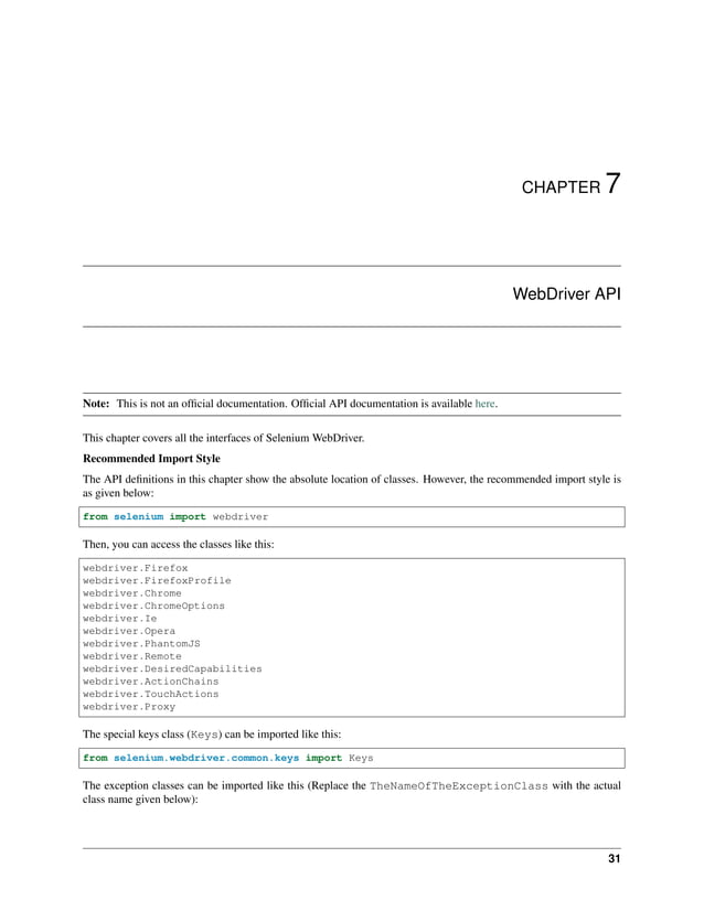 Selenium python | PDF