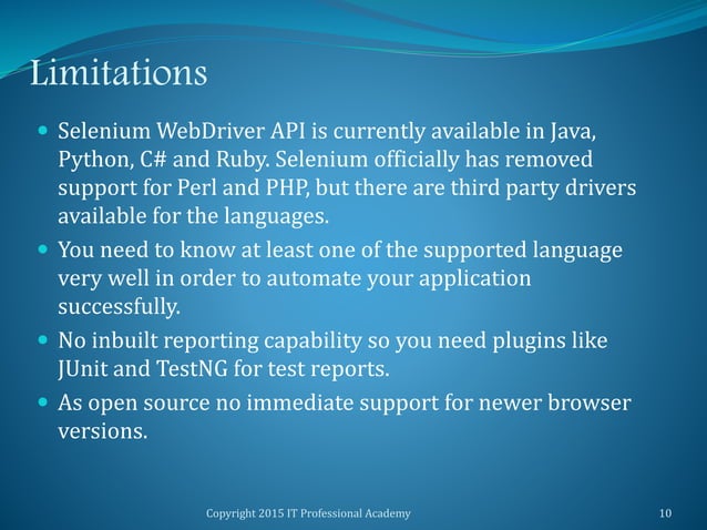 Selenium topic 3 -Web Driver Basics | PPT