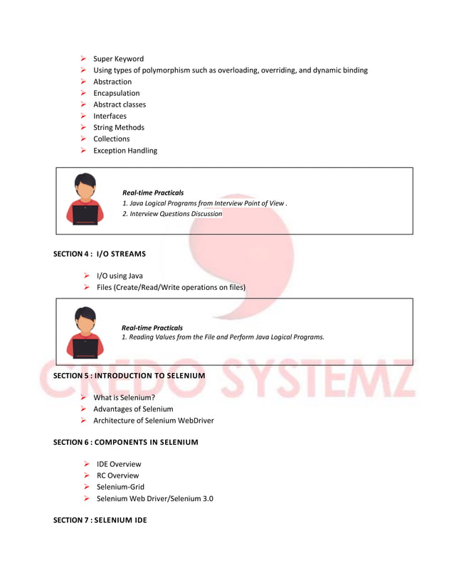 Selenium training-course-content | PDF
