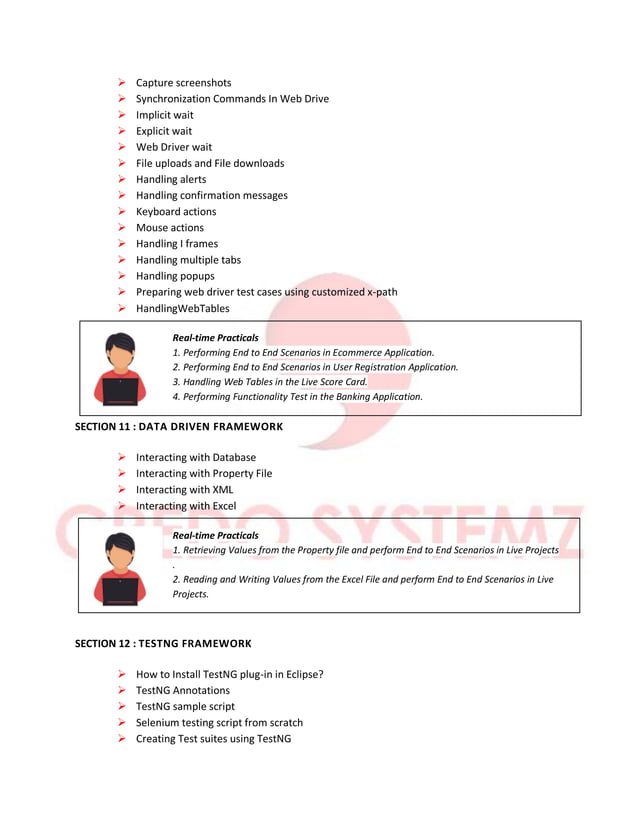 Selenium training-course-content | PDF