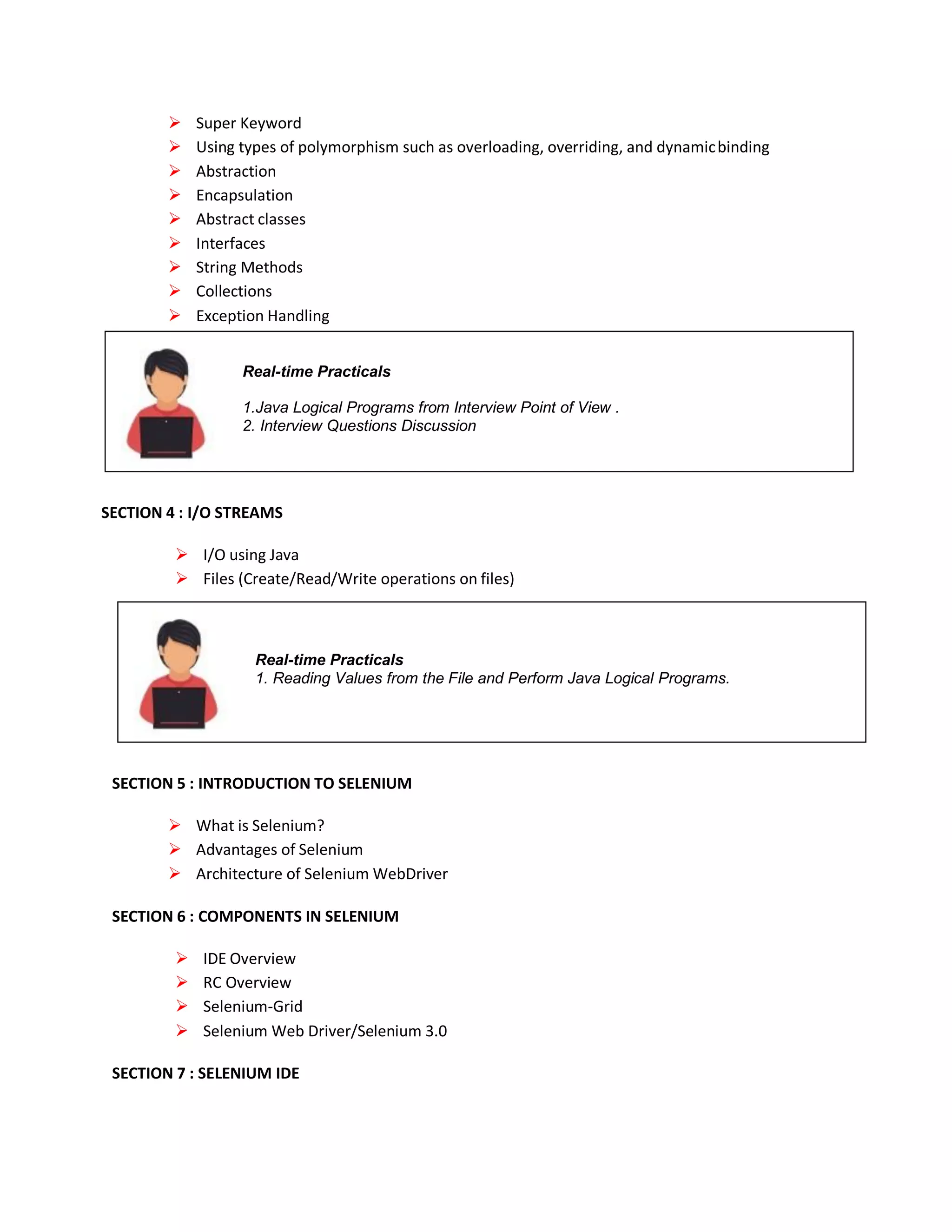 Selenium training-course-content-syllabus-credo systemz | PDF