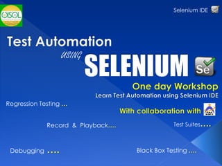 Automation Testing using Selenium | PDF | Internet for Beginners | Internet