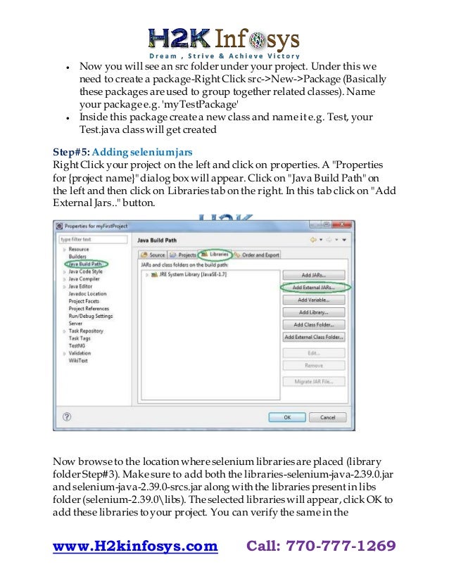 Selenium Webdriver Setup Selenium Webdriver With Java