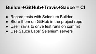 Selenium - what it is and what you can do with it | PPT