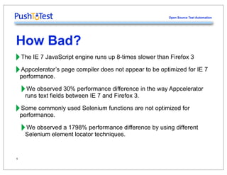 Selenium XPath Performance Problems in IE | PDF