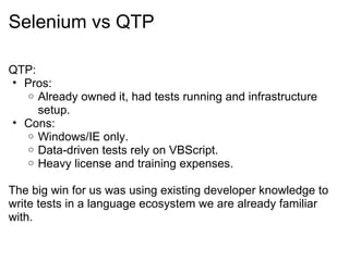Selenium2 and Jenkins: Almost pain-free UI Testing | PPT