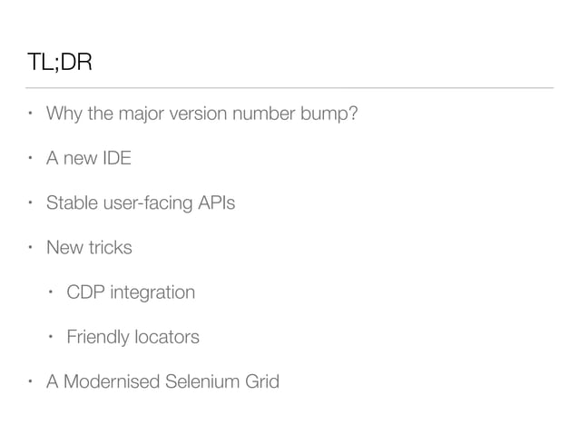 Selenium 4 with Simon Stewart [Webinar] | PPT