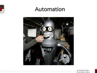 Selenium and Continuous Intergration | PPT