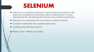 Selenium and copper | PPTX