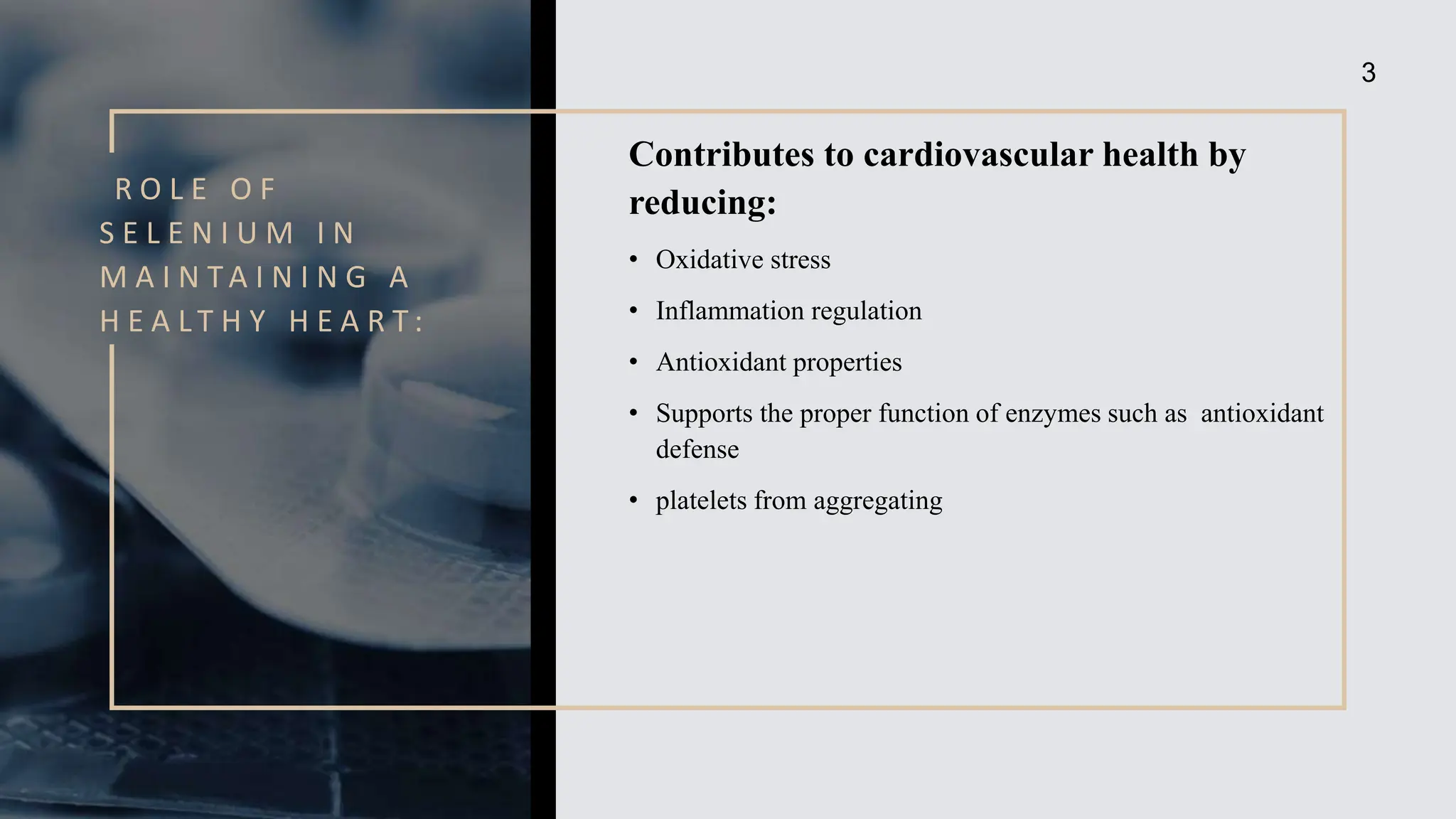 selenium crucial role in safeguarding against cardiovascular disease | PPT