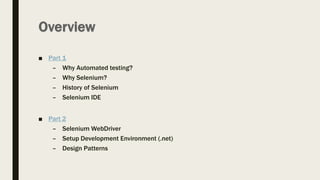 Selenium Automation | PPT