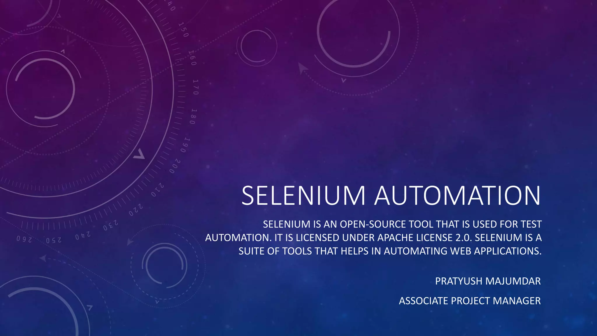 Selenium Automation | PPTX | Browsers | Computer Software and Applications